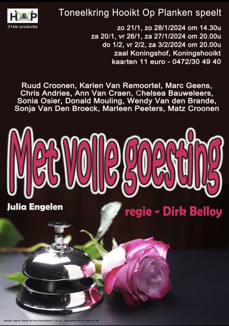 Met volle goesting | Toneelkring HOP